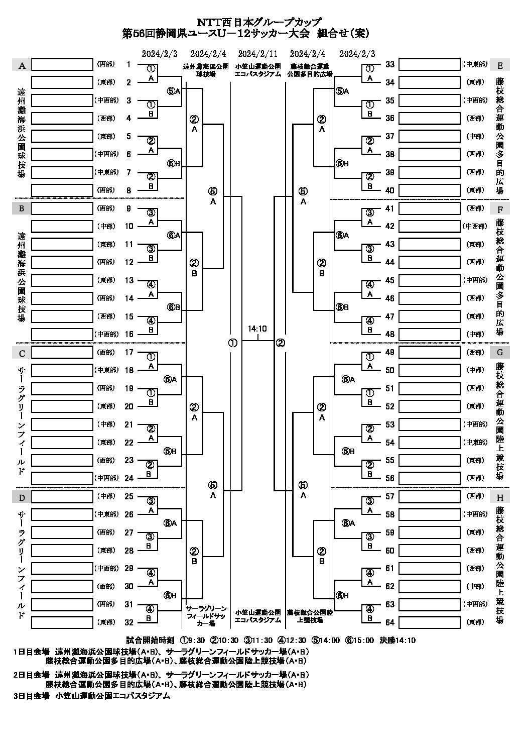 NTT西日本グループカップ第56回静岡県ユースU-12サッカー大会 | 一般財団法人 静岡県サッカー協会